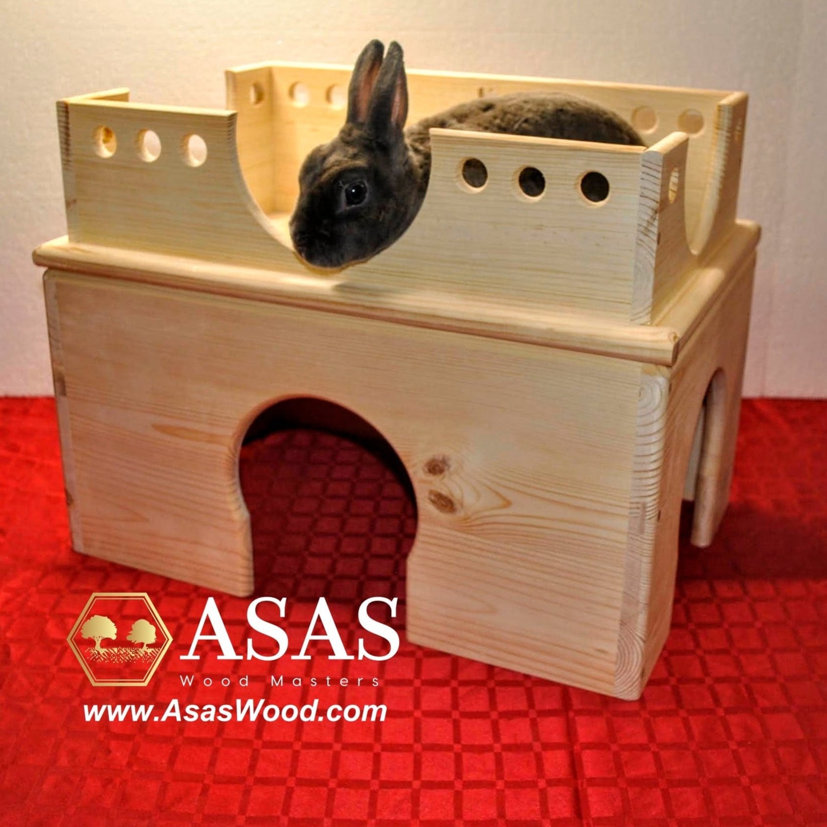 Rabbit hideout ️ ️ ️, Bunny castle – AsasWood