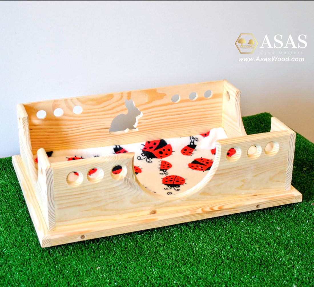 Bunny Rabbit bed wooden handmade – AsasWood